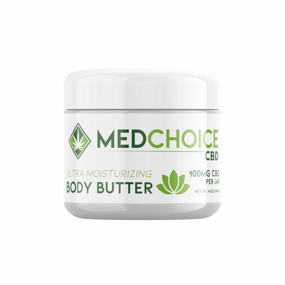 Ultra Moisturizing Body Butter with 100mg CBD | MedChoice CBD